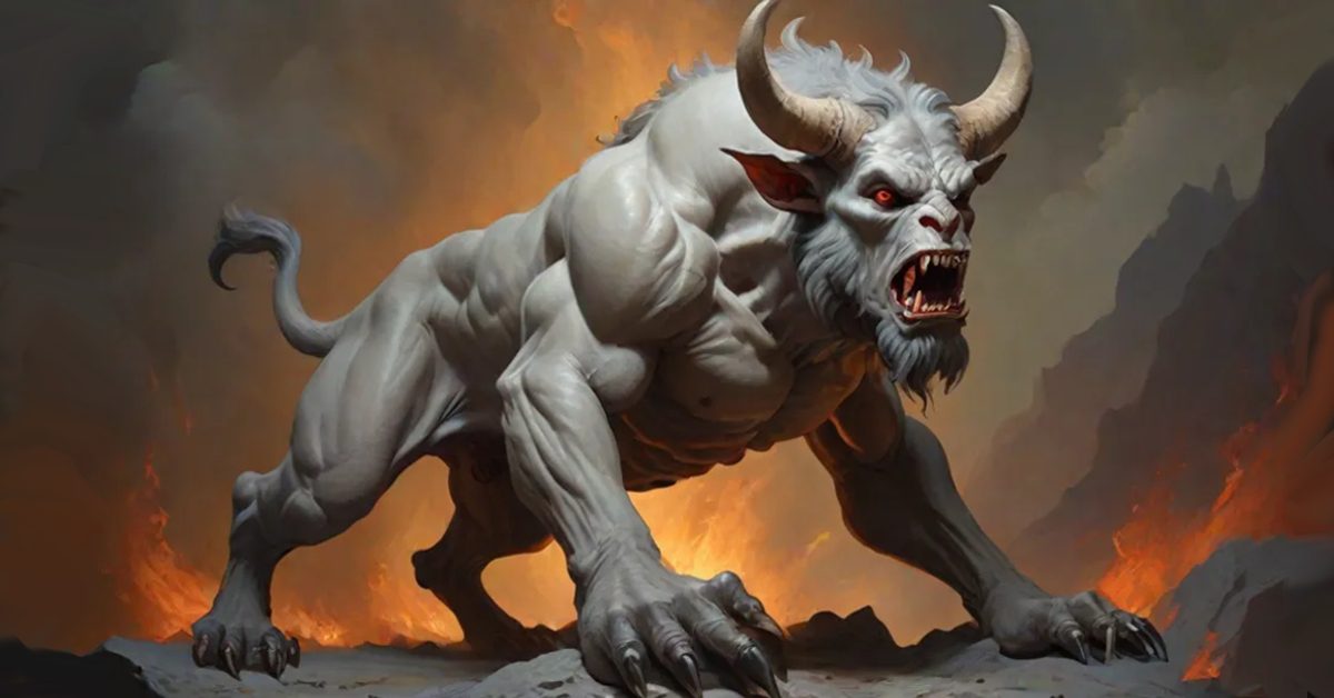 El demonio Behemoth, Bestia del Caos ‣ Iglesia de Satán